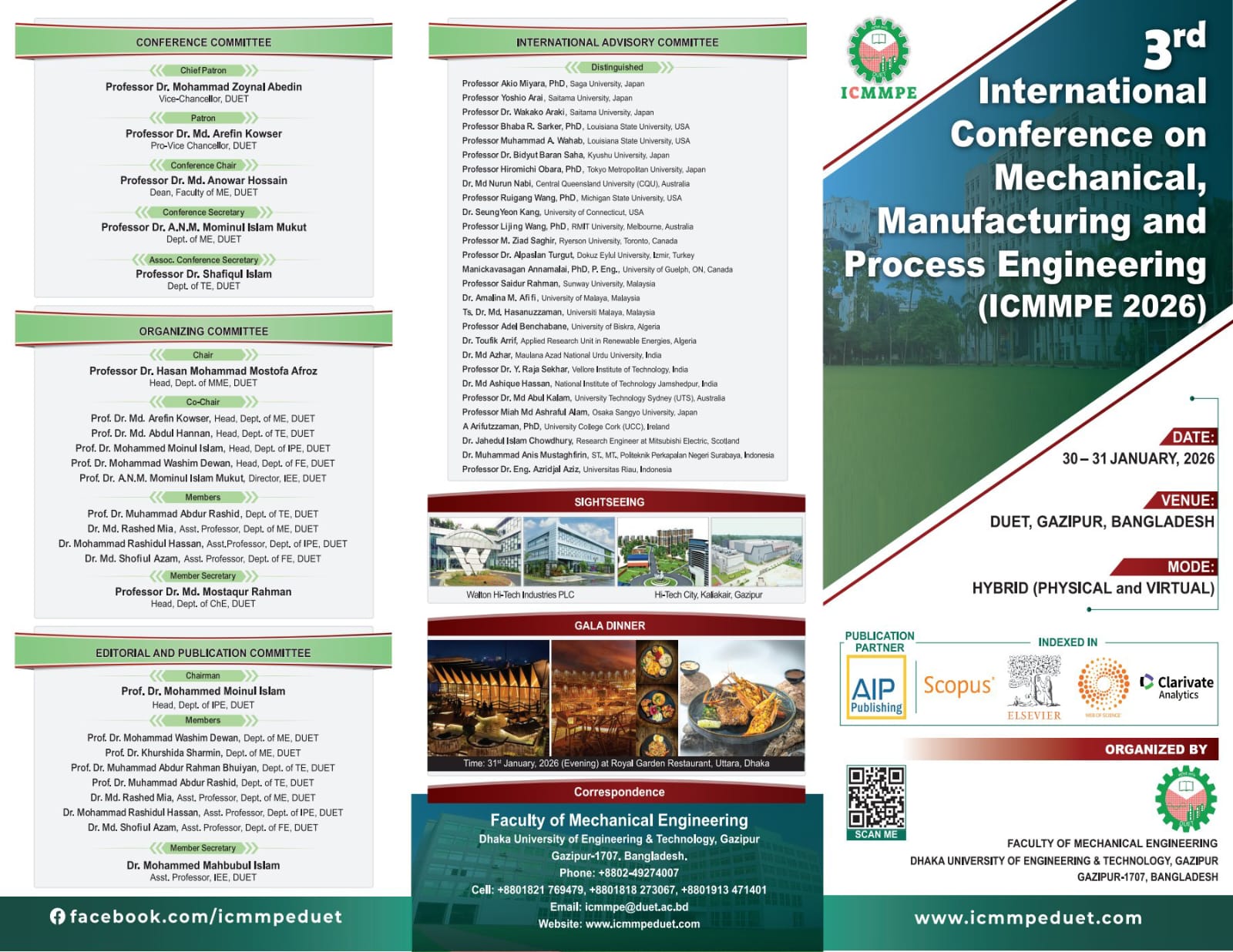 Flyer – International Conference on Mechanical, Manufacturing and ...