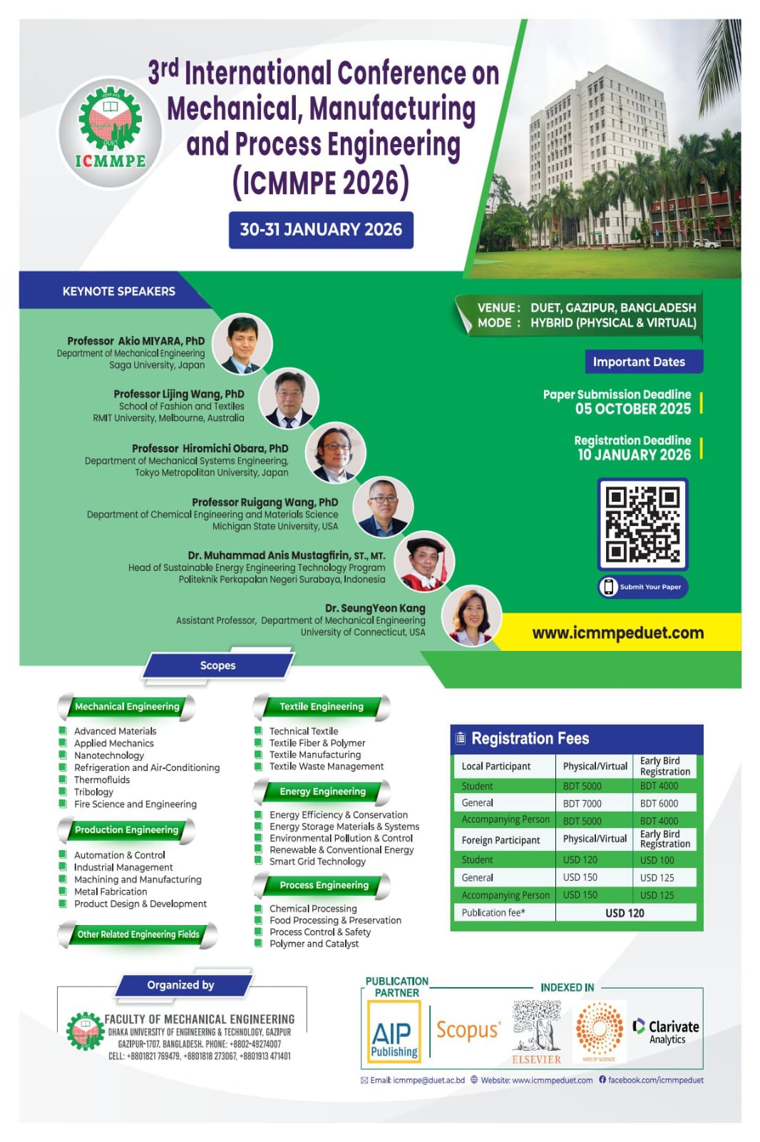 Poster – International Conference on Mechanical, Manufacturing and ...